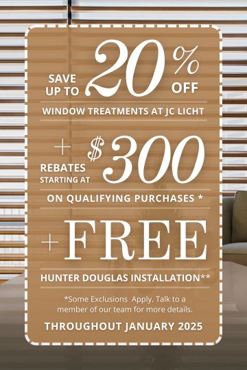 JC Licht | Blinds Chicago | Benjamin Moore Paint & Window Treatments