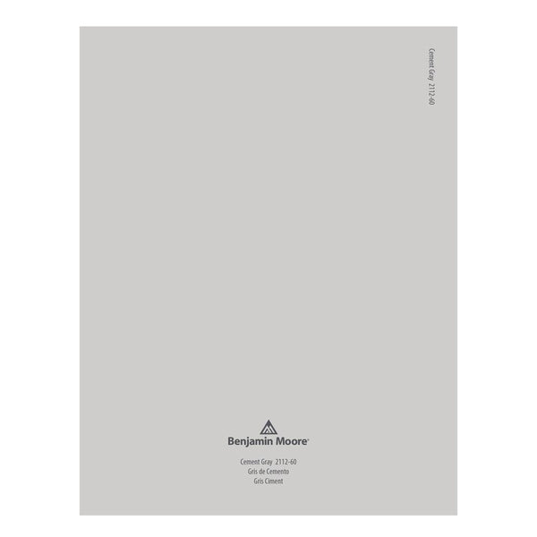 2112-60 Cement Gray a Paint Color by Benjamin Moore | JC Licht